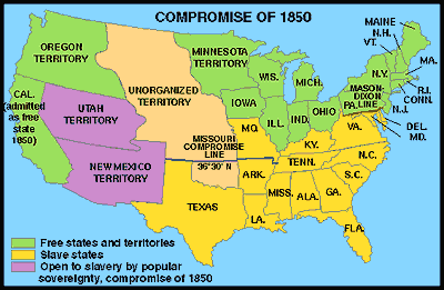 Sectionalism in the Fractured 1850s – open ended social studies